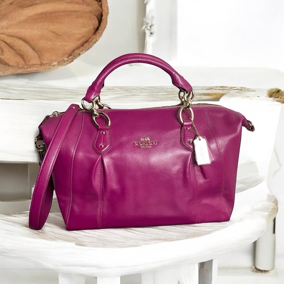 Coach | Bags | Coach Nwt Collette 584e Smooth Leather Shoulder Satchel ...